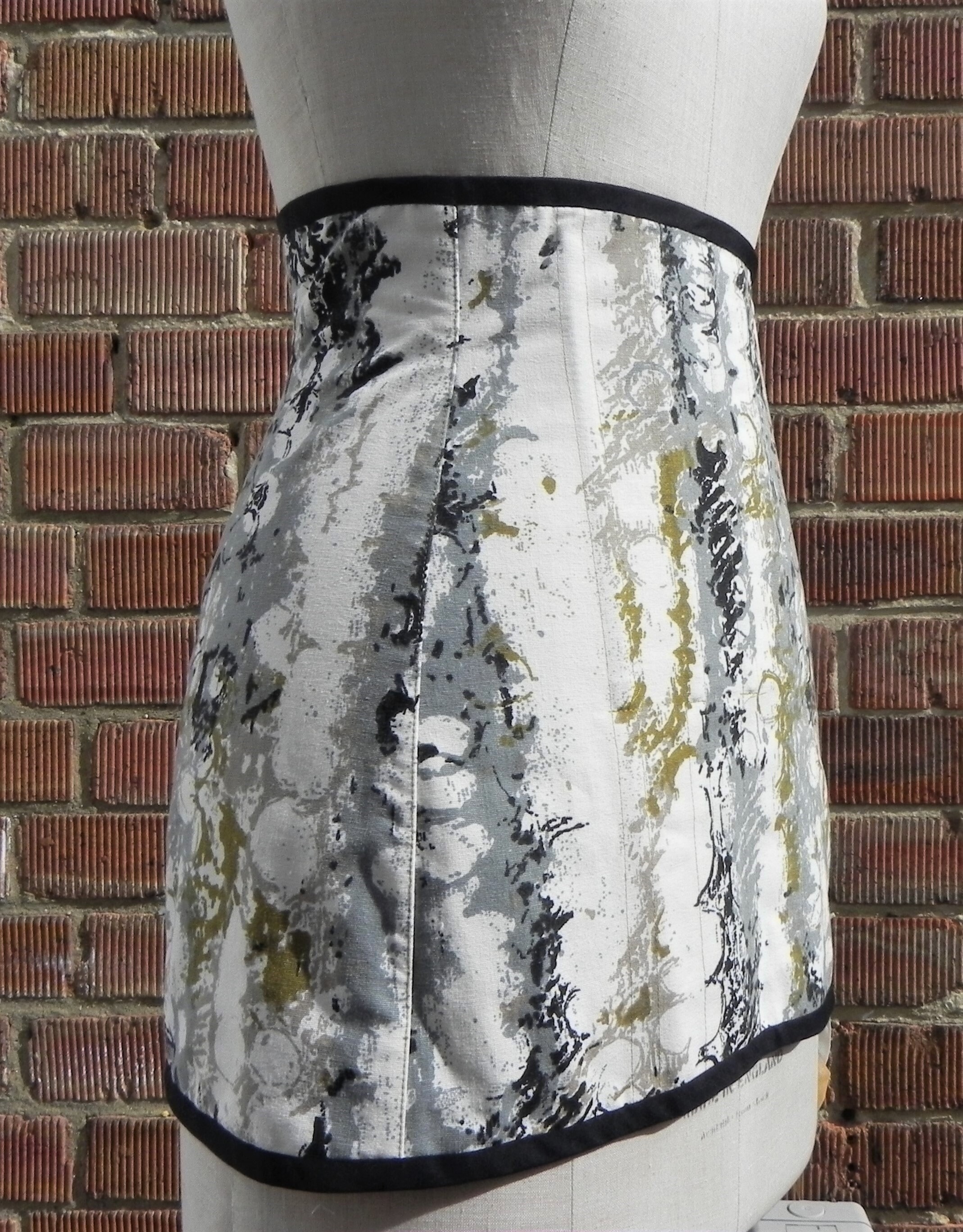 Printed Corset Girdle W-62cm - Etsy