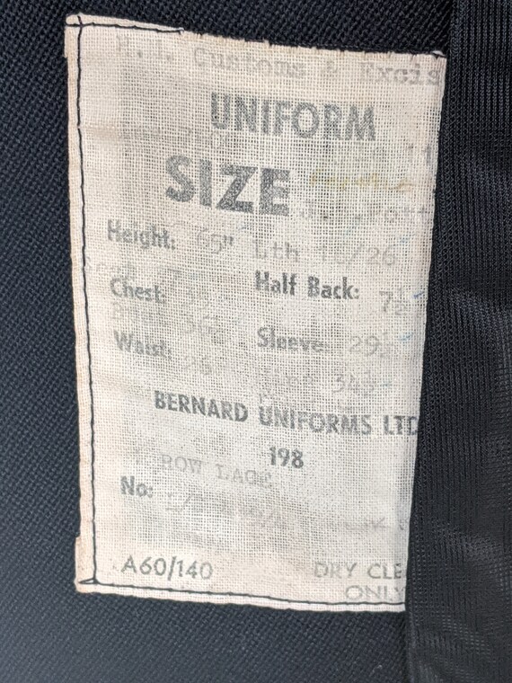 H.M Customs Uniform Jacket - 26'' Waist - Gem