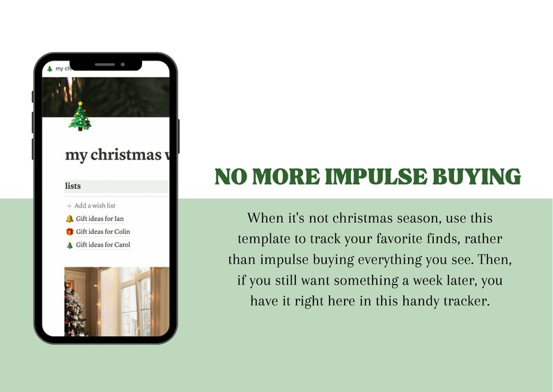 Notion Gift Tracker | Notion Digital Planner Holiday Christmas Gift ...