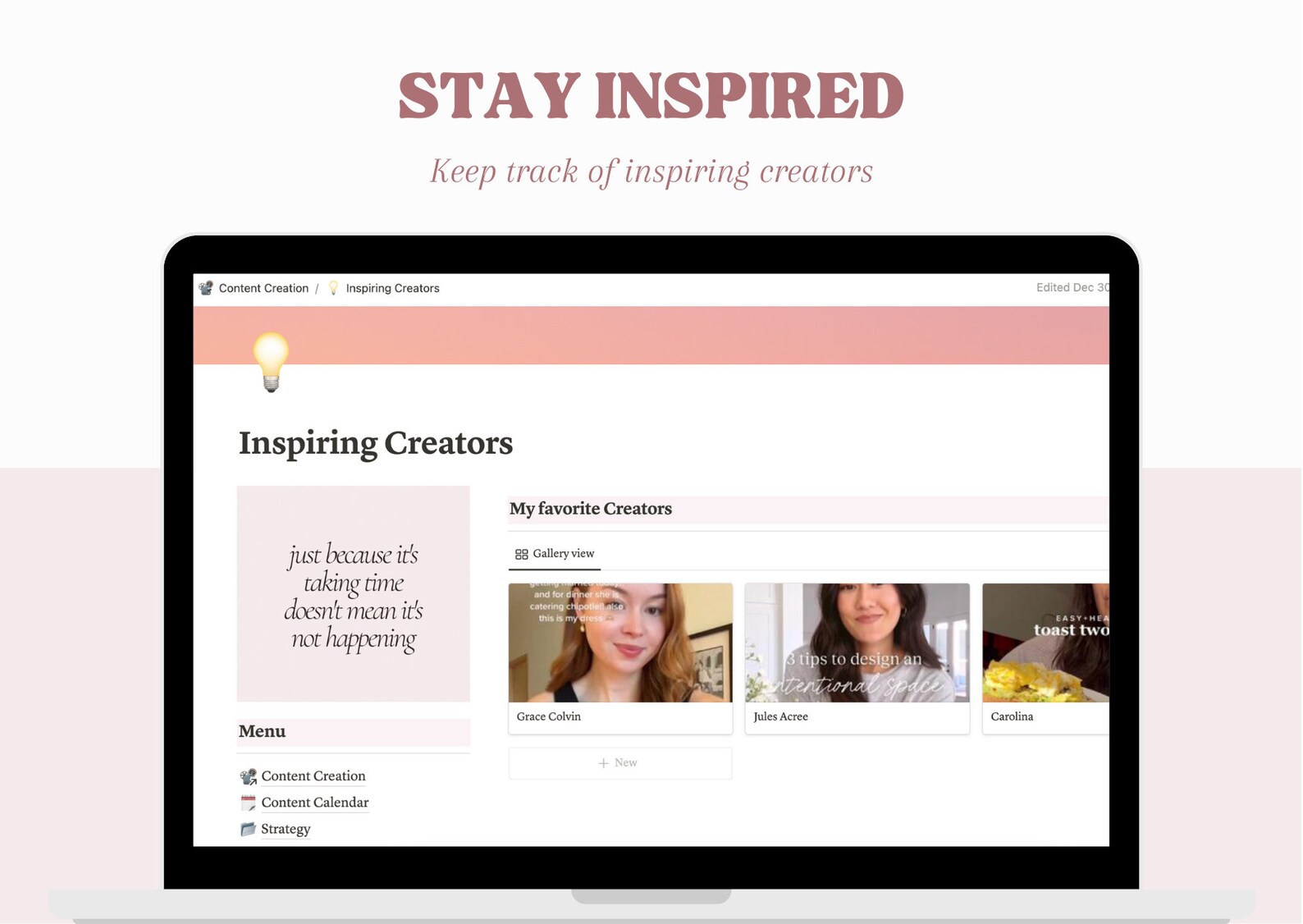 Notion Social Media Planner Notion Content Creation Template, Notion ...