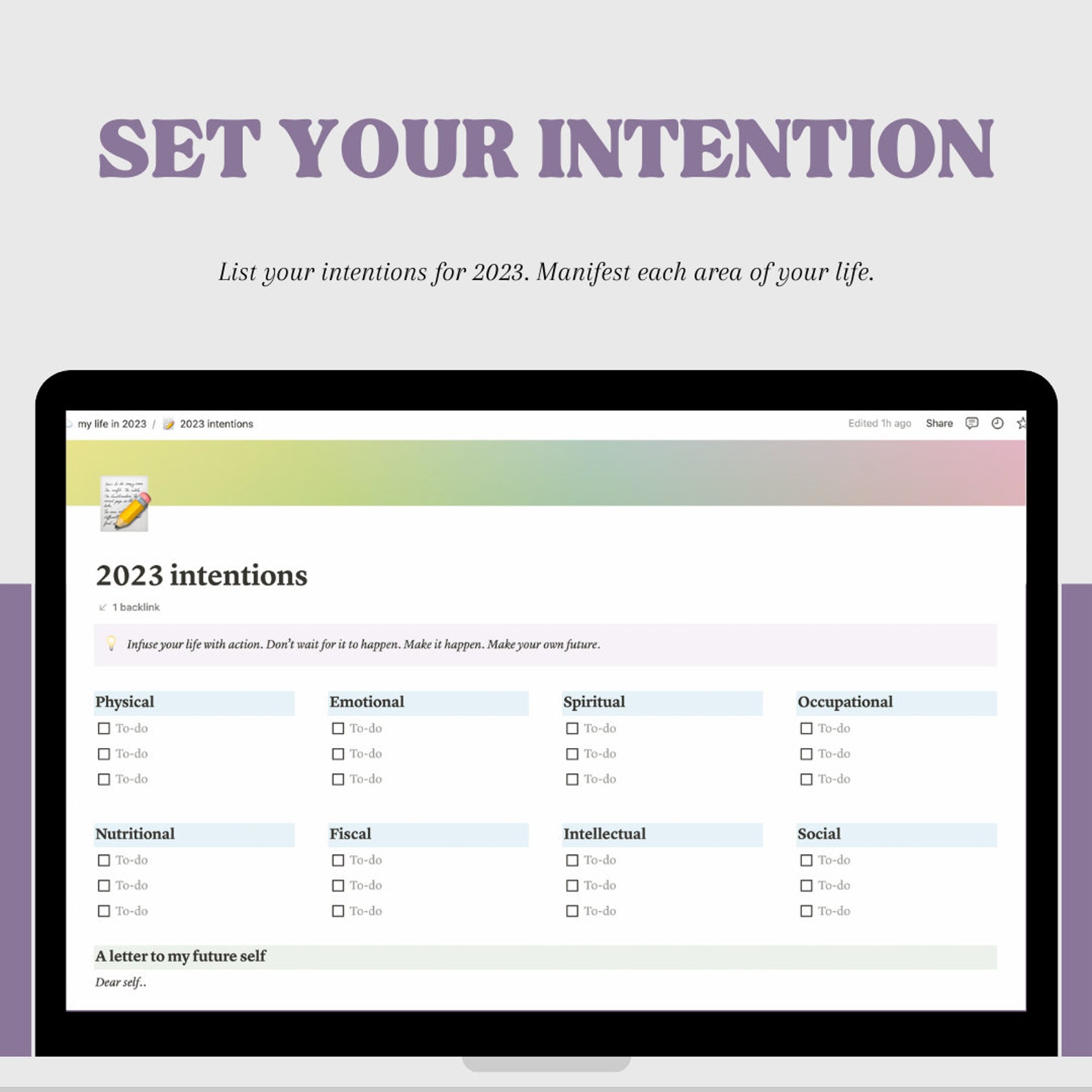 Notion Template Personal Planner Notion Dashboard, All in One Notion ...