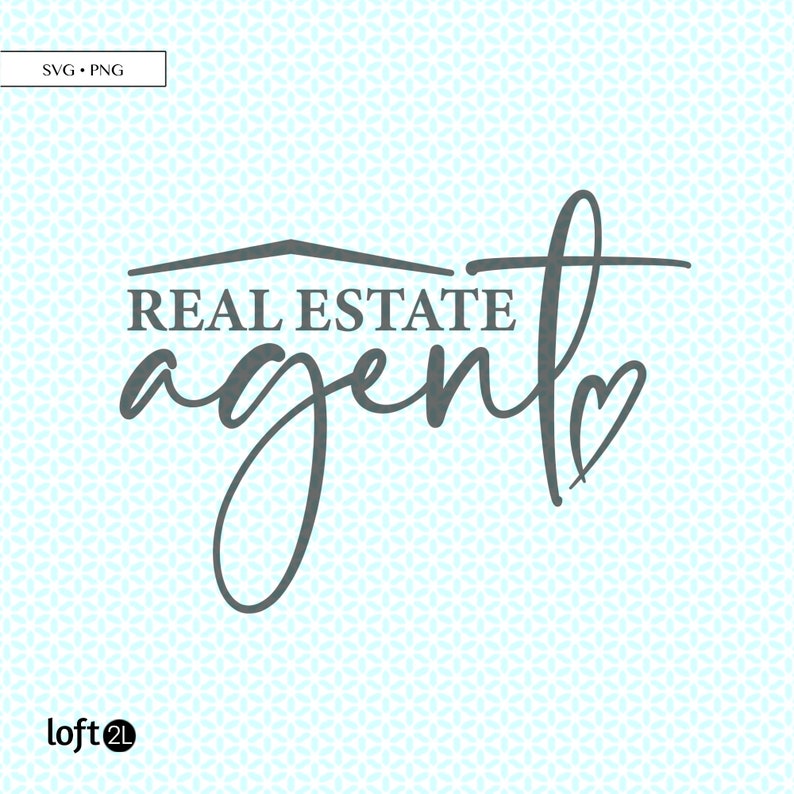 Realtor Real Estate Agent SVG PNG Cut Real Estate Agent Svg - Etsy