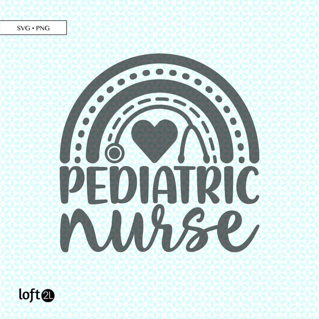 Pediatric Nurse SVG, Nurse Svg, Nurse PNG, Nurse Stethoscope Svg, Nurse ...