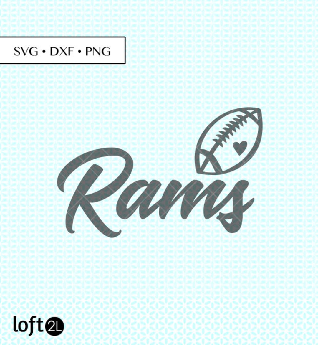 Rams Football SVG Rams Sport SVG Rams Dxf Rams Png Rams - Etsy