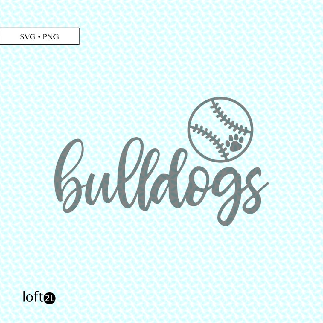 Bulldogs SVG Baseball, Bulldogs Baseball Png, Bulldogs Baseball ...