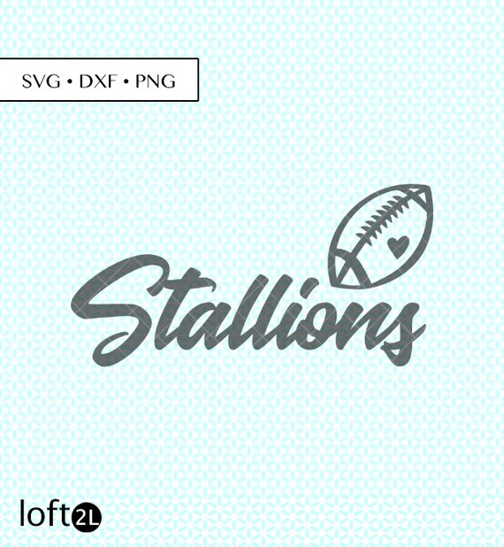 Stallions Football SVG Stallions Sport SVG Stallions Dxf - Etsy