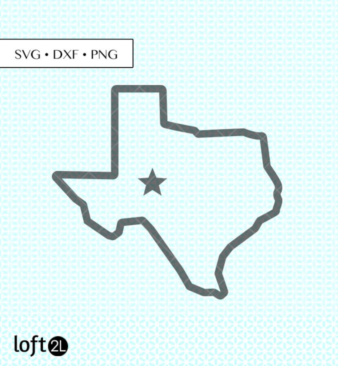 Texas Outline SVG DXF Png Cut Files • Texas Outline Svg, Texas PNG ...