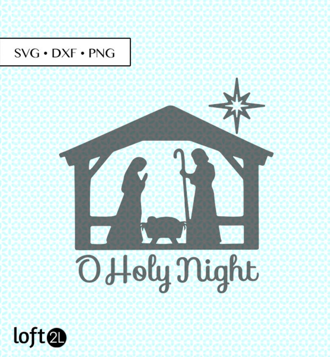 Christmas Nativity SVG PNG Cut, Christmas Nativity Cut Files, Christmas ...