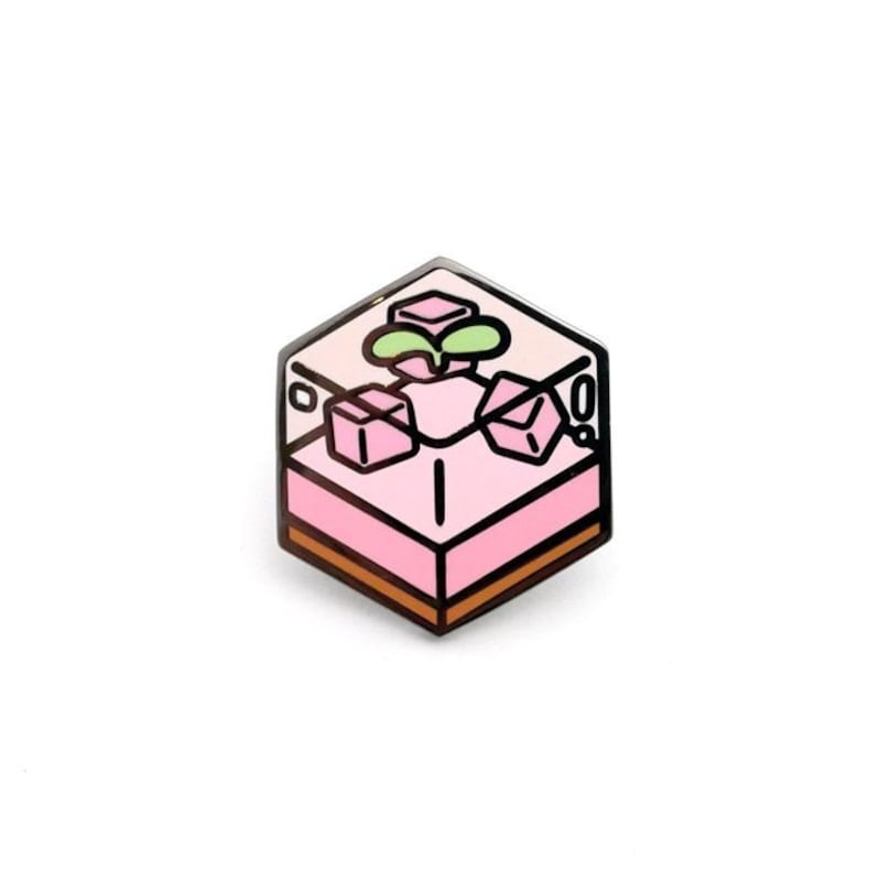 Cake Enamel Pin - Etsy