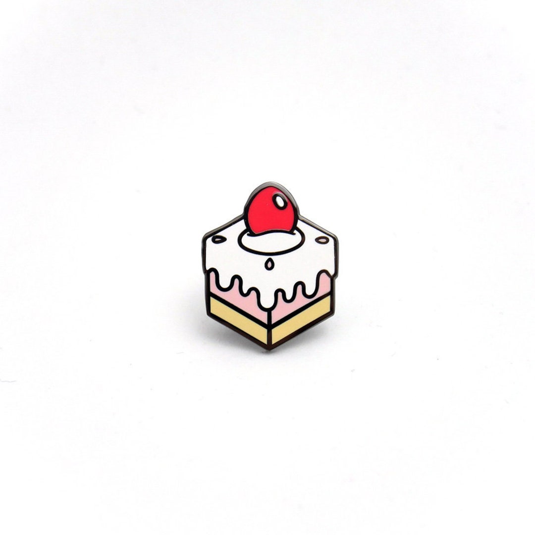 Strawberry Shortcake Enamel Pin, Kawaii Dessert Lapel Pin - Etsy