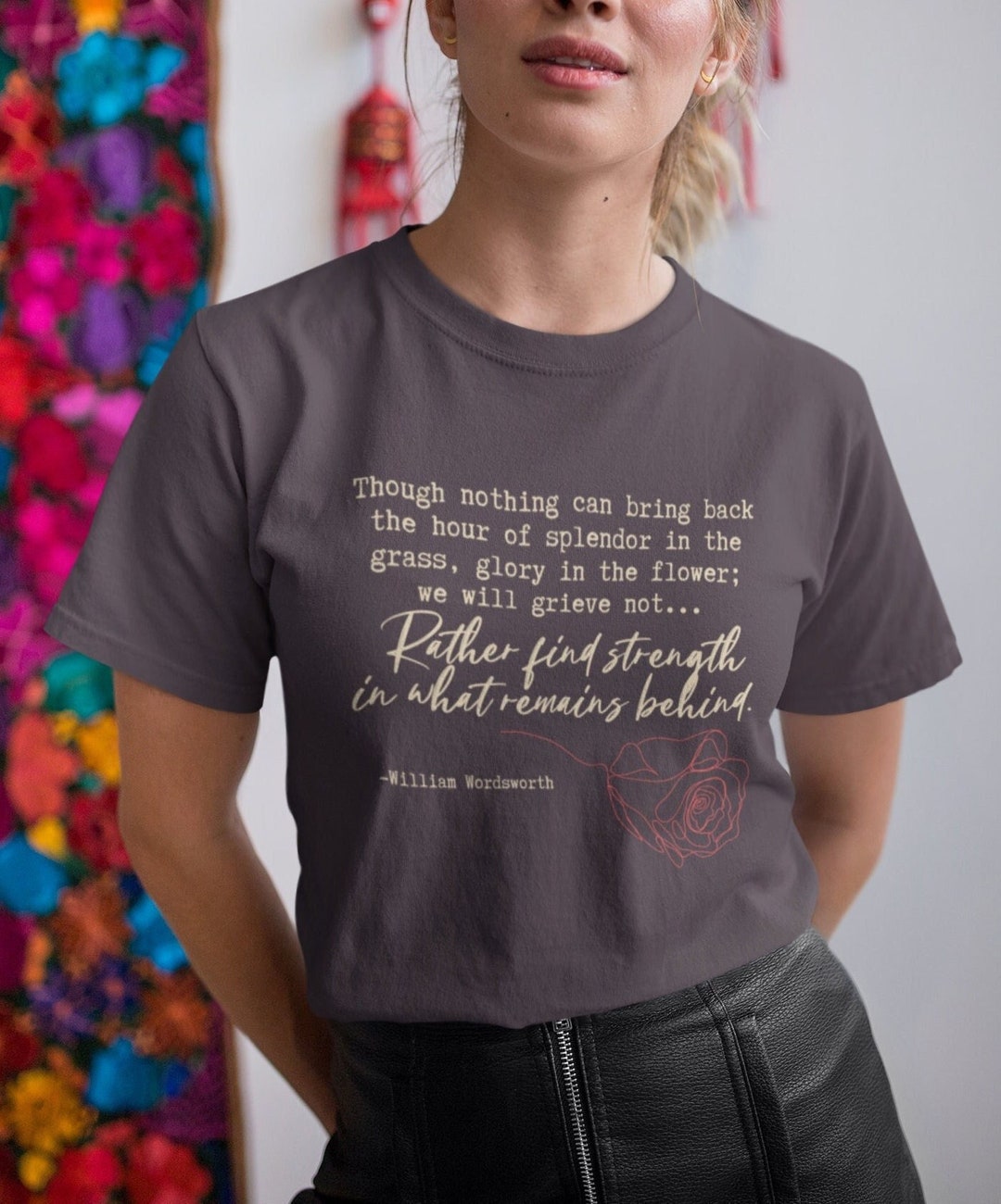 Poet Shirt Dark Academia Clothing Women Bookish Shirt Literature Shirt ...