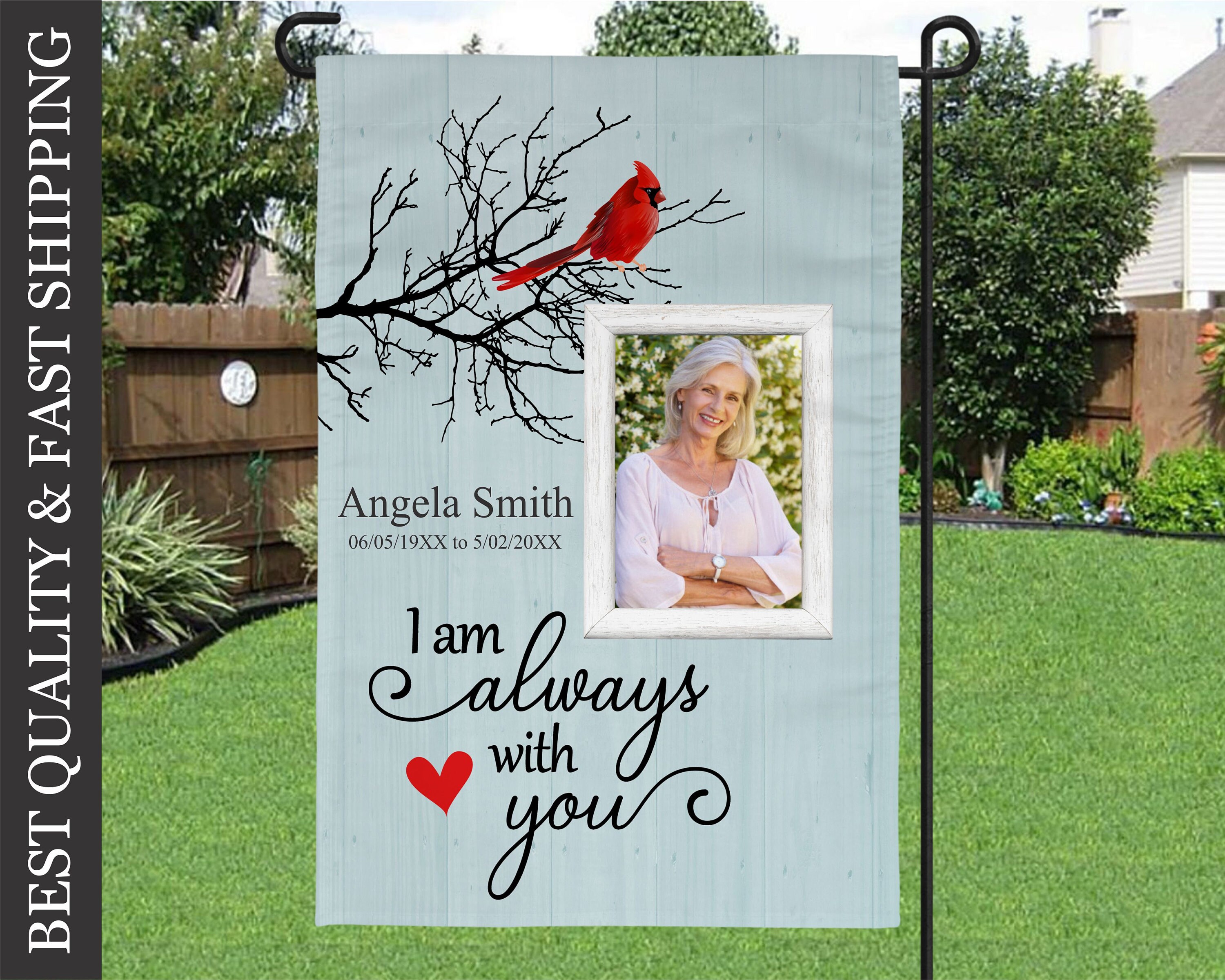 Memorial Garden Flag in Loving Memory Of Sympathy Flag - Etsy