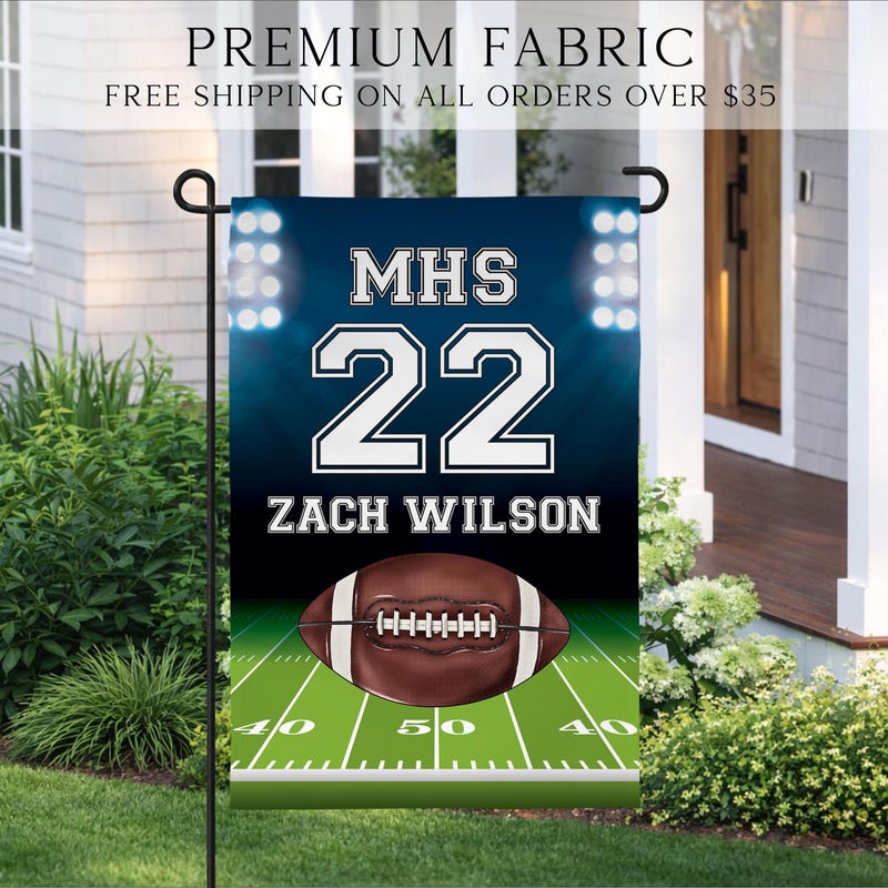 Football House Flags - Etsy