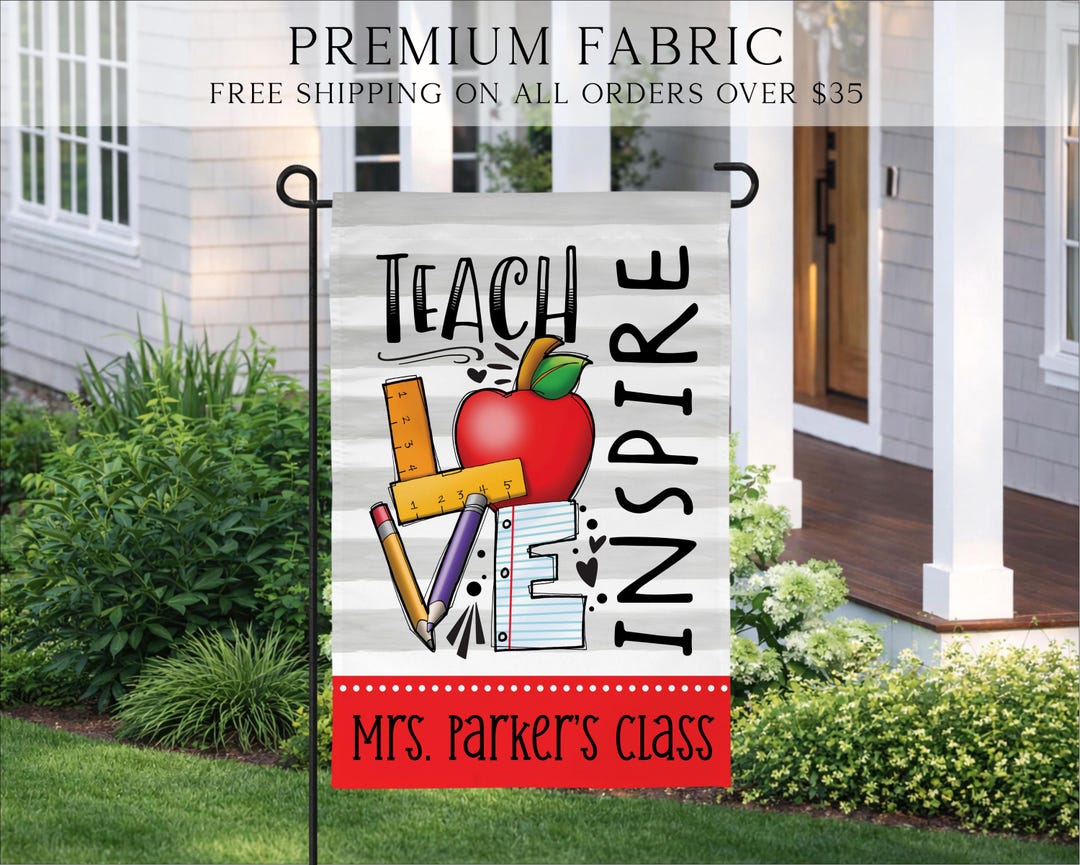 Teacher Classroom Flag, Welcome to My Classroom Flag, Classroom Flag ...