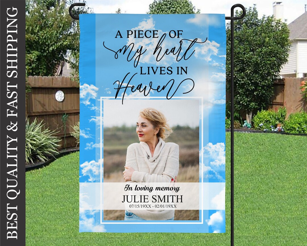 Memorial Garden Flag in Loving Memory Of Sympathy Flag - Etsy