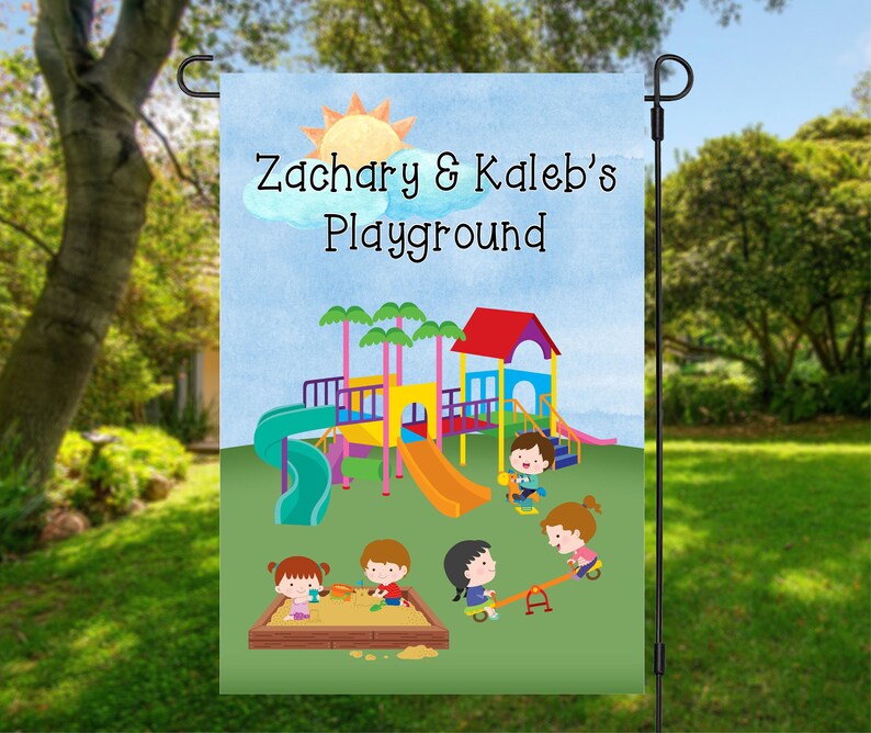 Kids Playground Flag Kids Tree House Flag Kids Fort Flag | Etsy