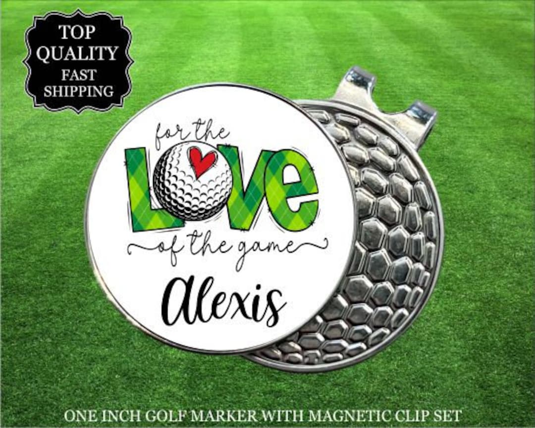 Personalized Golf Marker, Golf Marker and Clip Set, Custom Golf Gifts ...