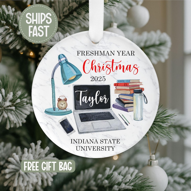 J Ornament With Year - Etsy