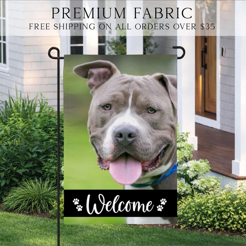 Custom Flag With Dogs - Etsy