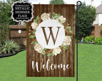 Personalized Address Garden Flag, Spring Garden Flag, Summer Garden ...