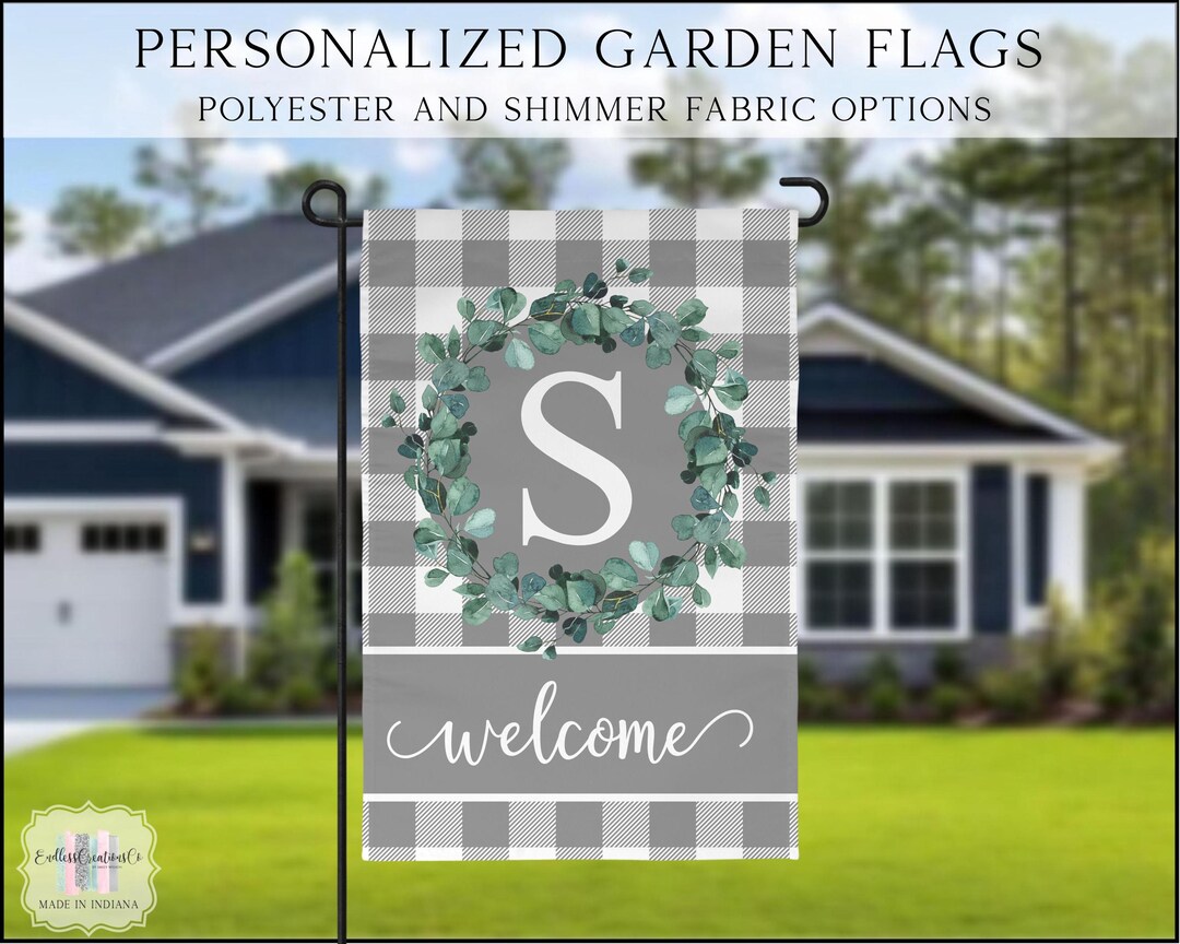 Welcome Garden Flag, Summer Welcome Flag, Welcome Yard Flag, Custom ...