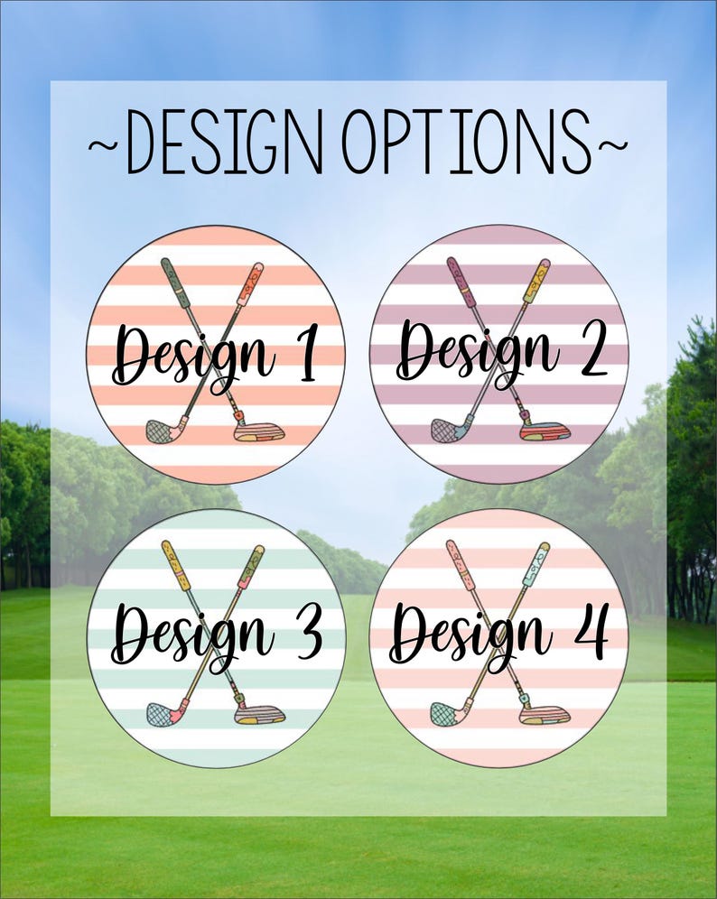 Personalized Clubs Golf Marker, Golf Marker and Clip Set, Custom Golf ...