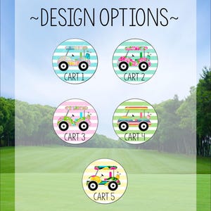 Personalized Golf Cart Golf Marker, Golf Marker and Clip Set, Custom ...