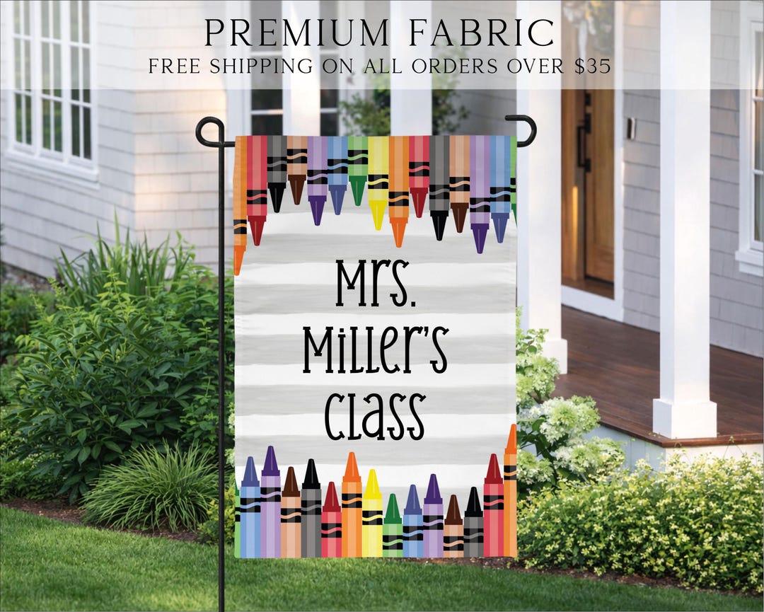 Teacher Classroom Flag, Welcome to My Classroom Flag, Classroom Flag ...