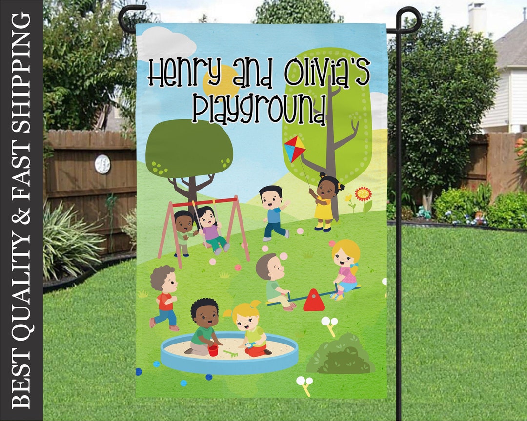 Kids Playground Flag Kids Tree House Flag Kids Fort Flag - Etsy
