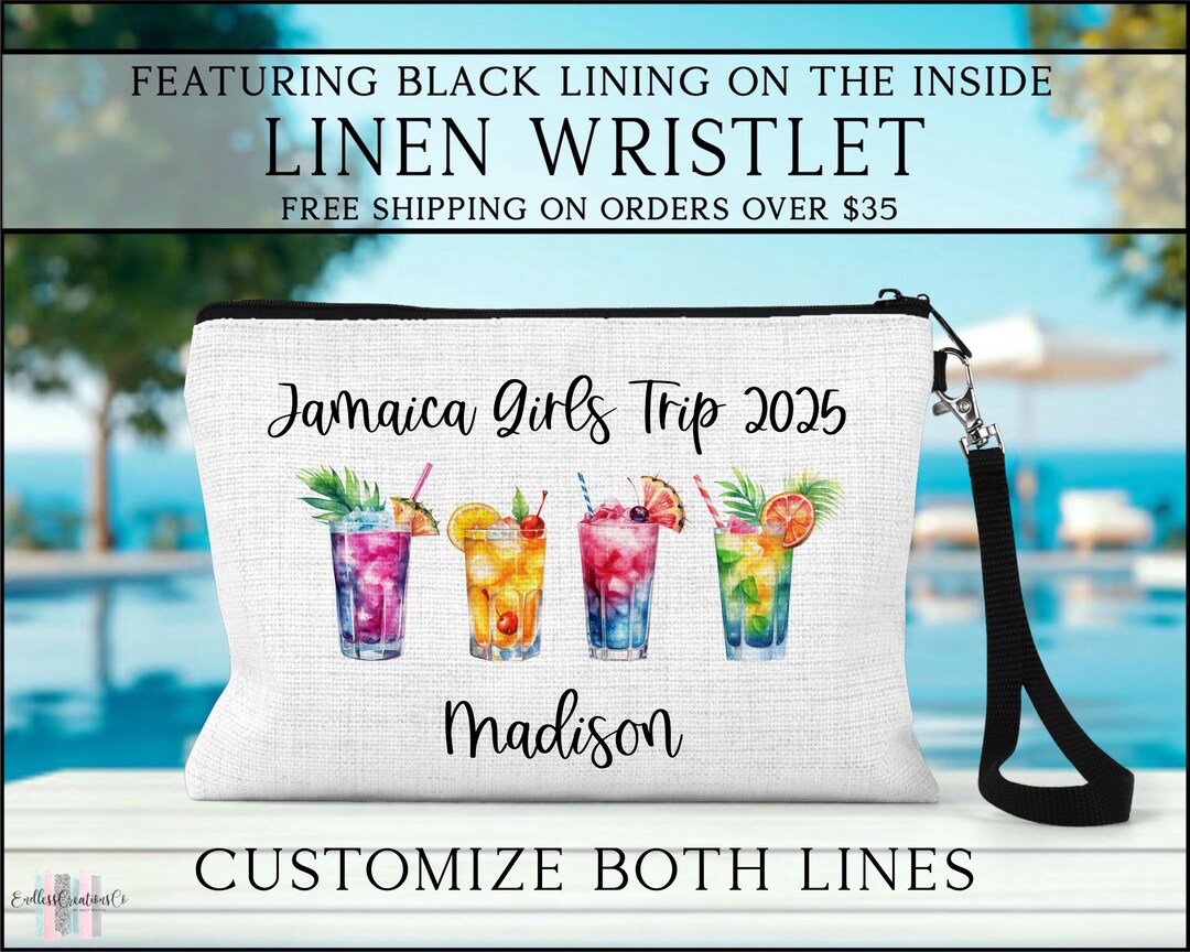 Girls Trip Cocktail Bag, Girls Weekend Gifts, Personalized Girls Trip ...