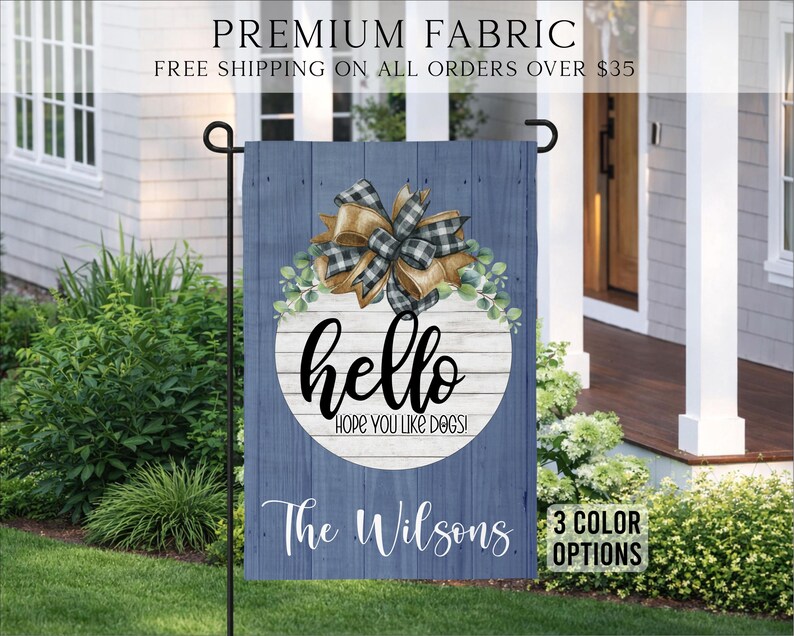 Welcome Dog Flag, Welcome Garden Flag, Go Away Porch Flag, Funny ...