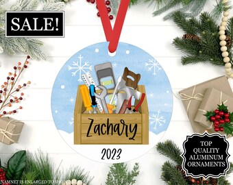 Personalized Carpenter Tool Box Christmas Ornament Tool Box - Etsy