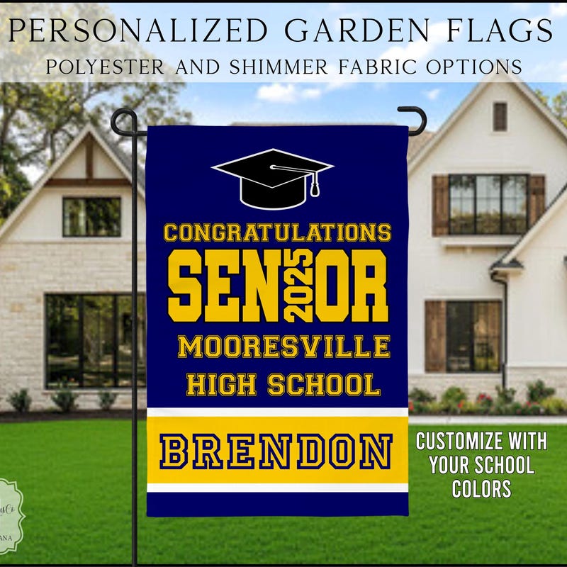 Senior Grad Flags - Etsy