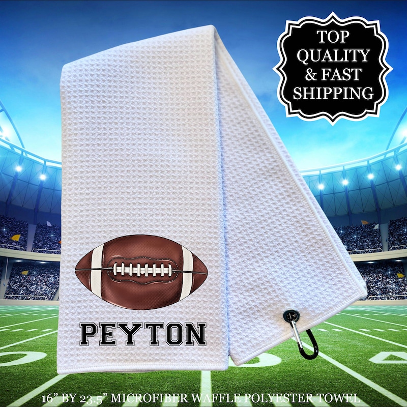 Football Towel - Etsy