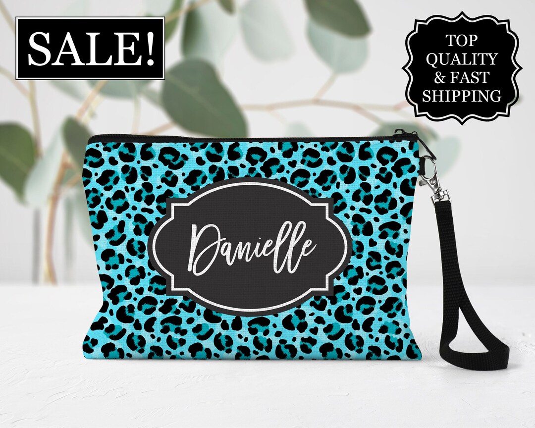 Leopard Cosmetic Bag Leopard Print Makeup Bag Bridesmaid - Etsy