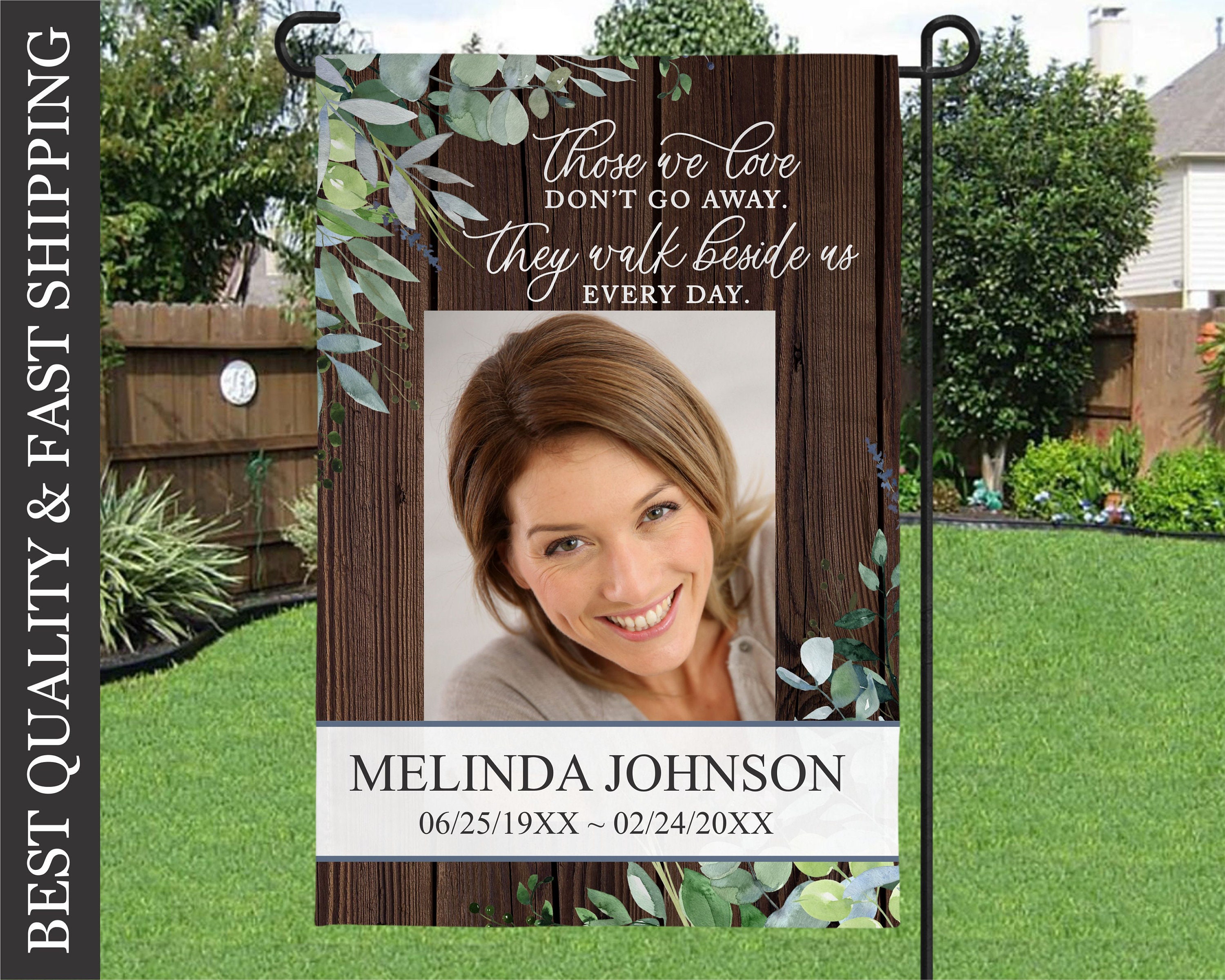 Memorial Garden Flag in Loving Memory Of Sympathy Flag - Etsy