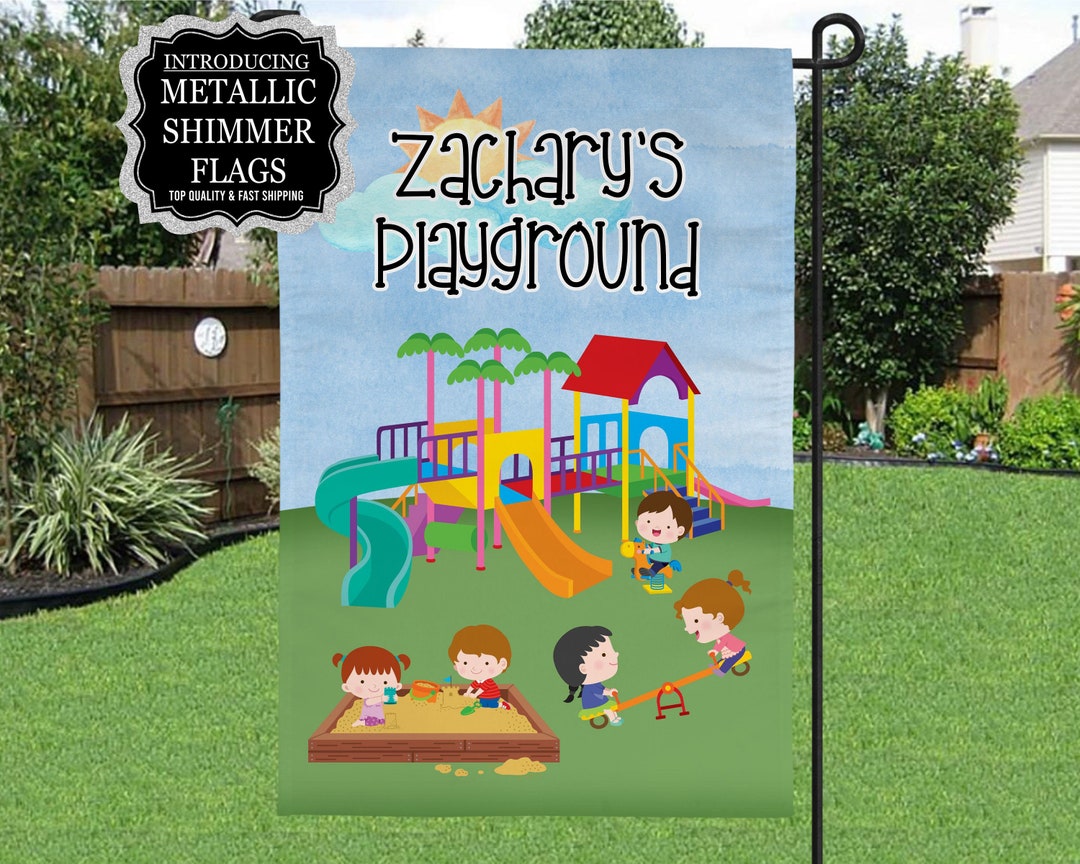 Kids Playground Flag, Kids Tree House Flag, Kids Fort Flag, Kids ...