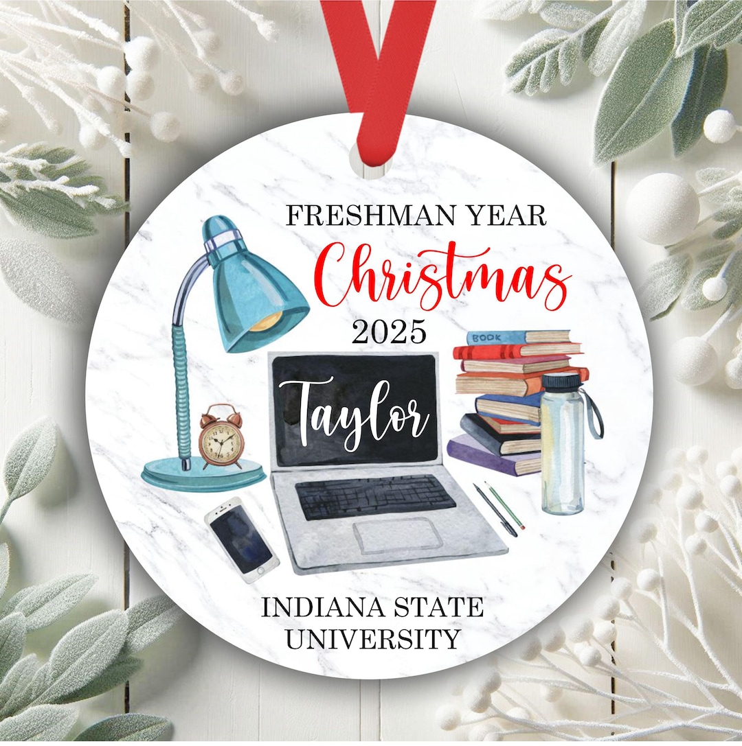 College Ornament, First Year at College Ornament, School Ornament ...