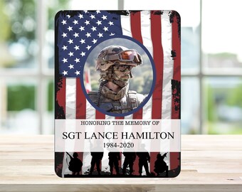 Military Memorial Veteran Sign | Etsy