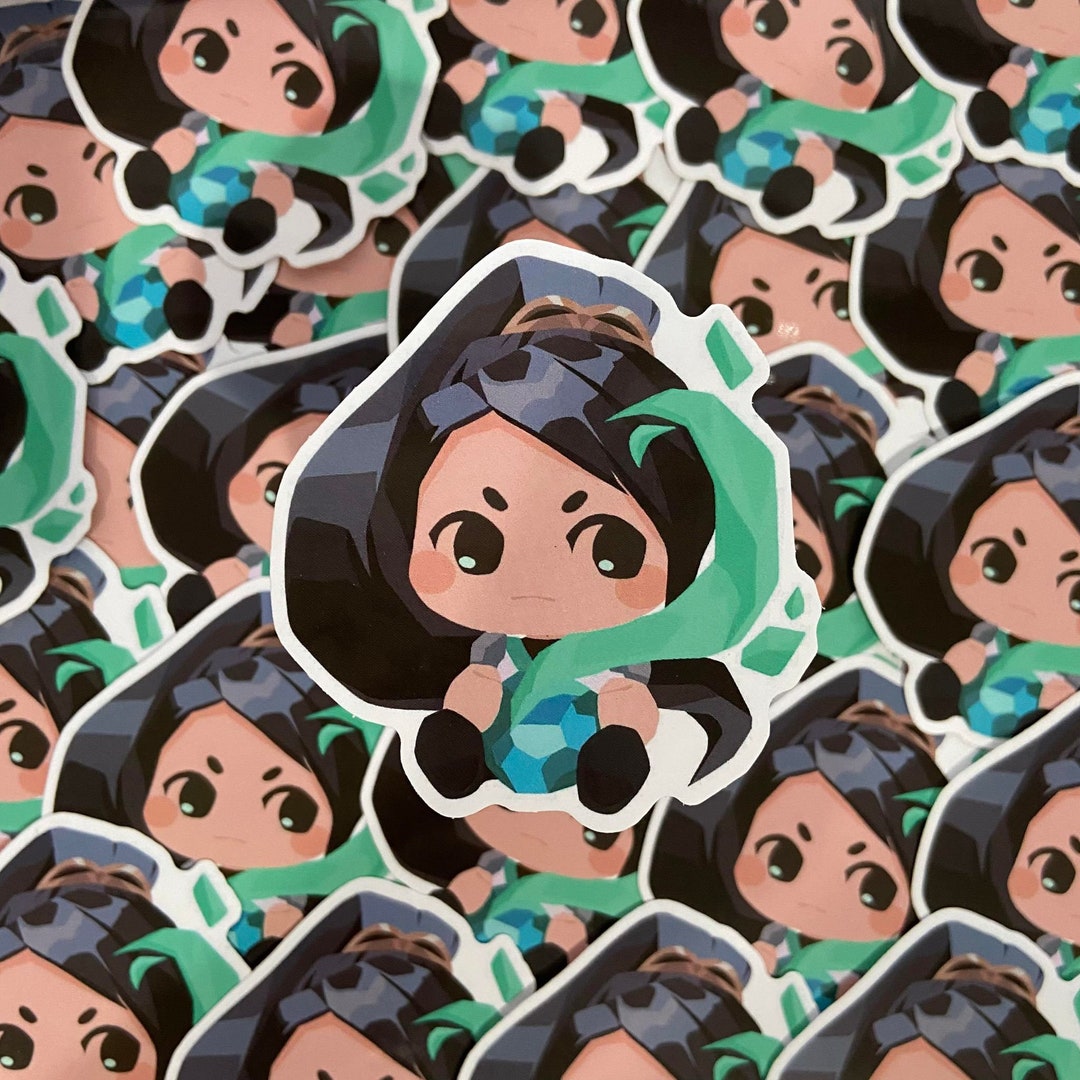 VALORANT Sage Sticker Gamer Vinyl / Chibi Vinyl Sticker / Valorant ...