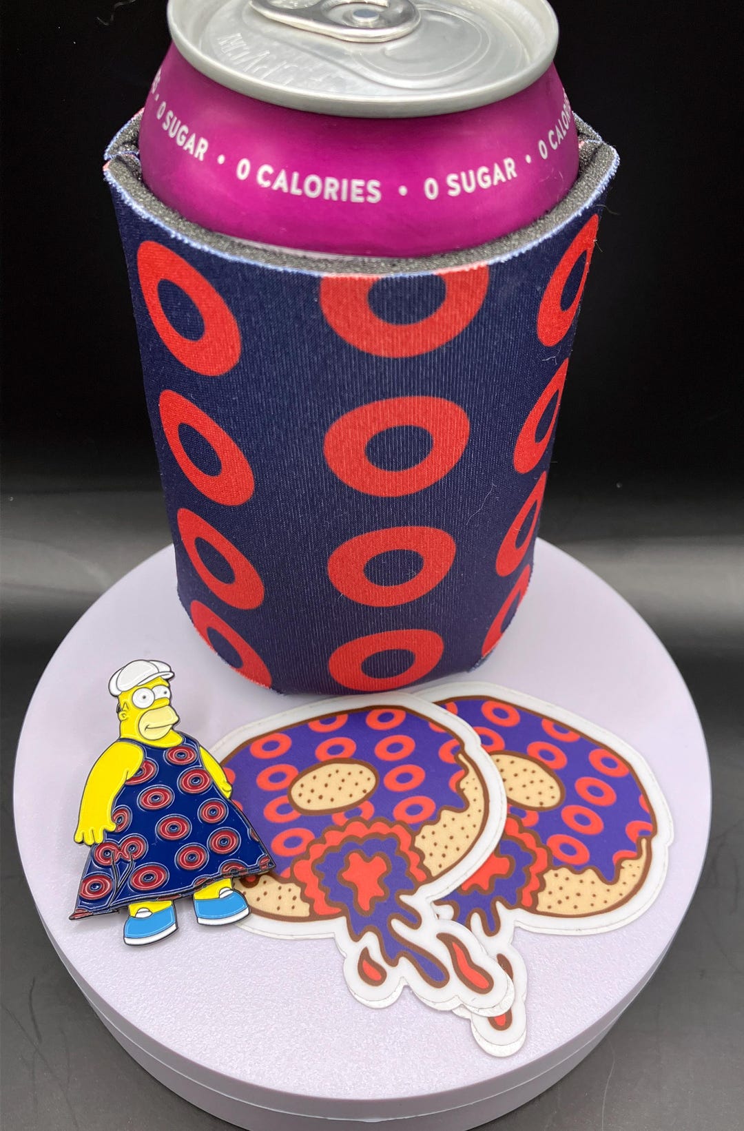 Phish Fan Pack: Fishman Donut Stickers, Magnets, Koozie & Fat Homer Pin ...