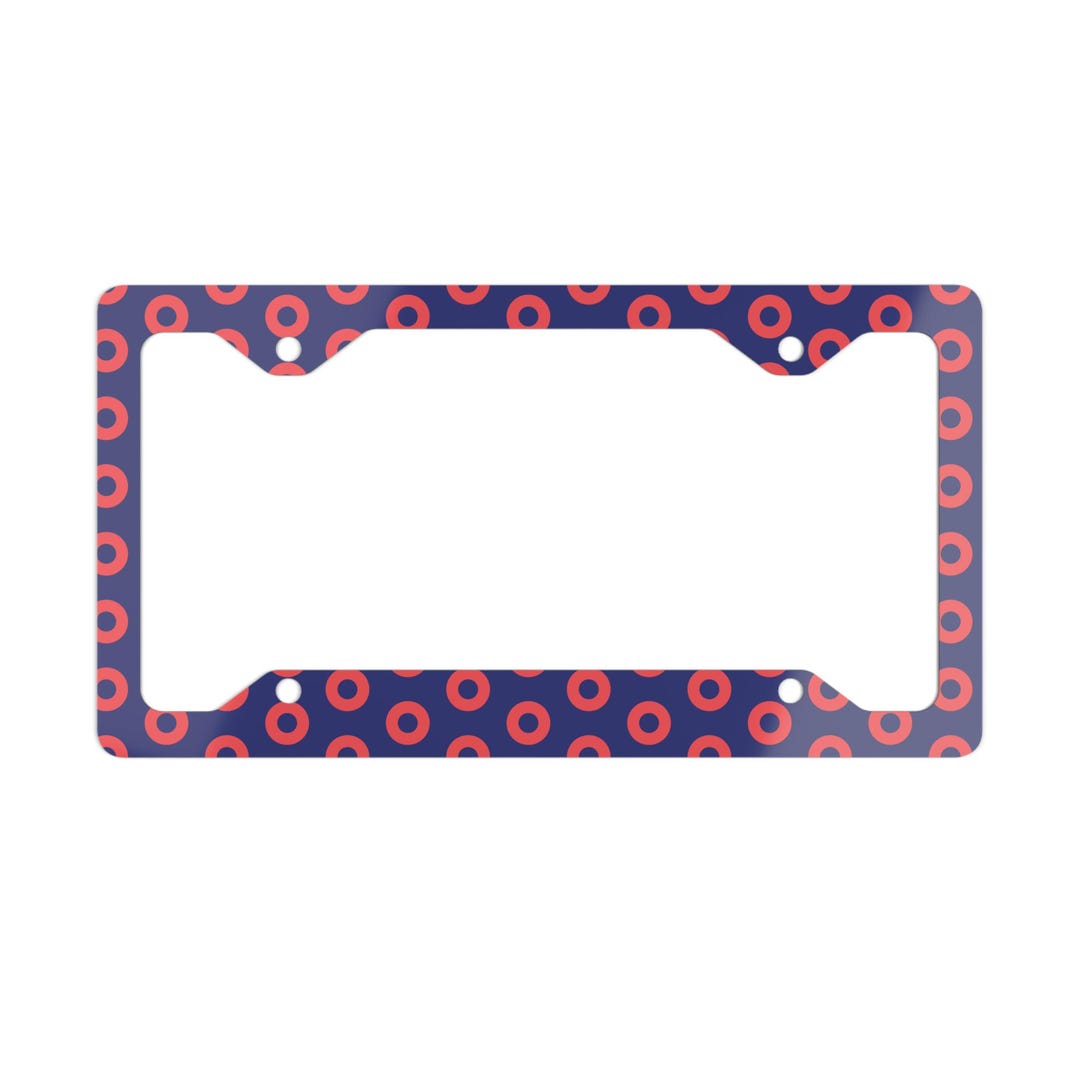 Phish Donuts Metal License Plate Frame: Car Accessory, Fishman Donut ...