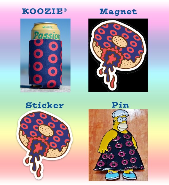 Fishman Donut Bonanza Phish Sticker Phish Magnet Fishman | Etsy