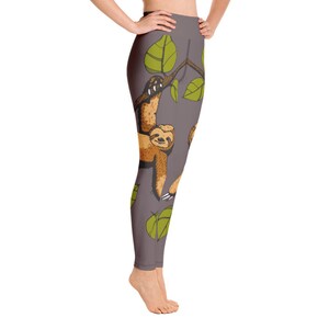 Sloth Leggings, Phish Leggings, Phish Yoga Pants, Cute Leggings, Sloth ...