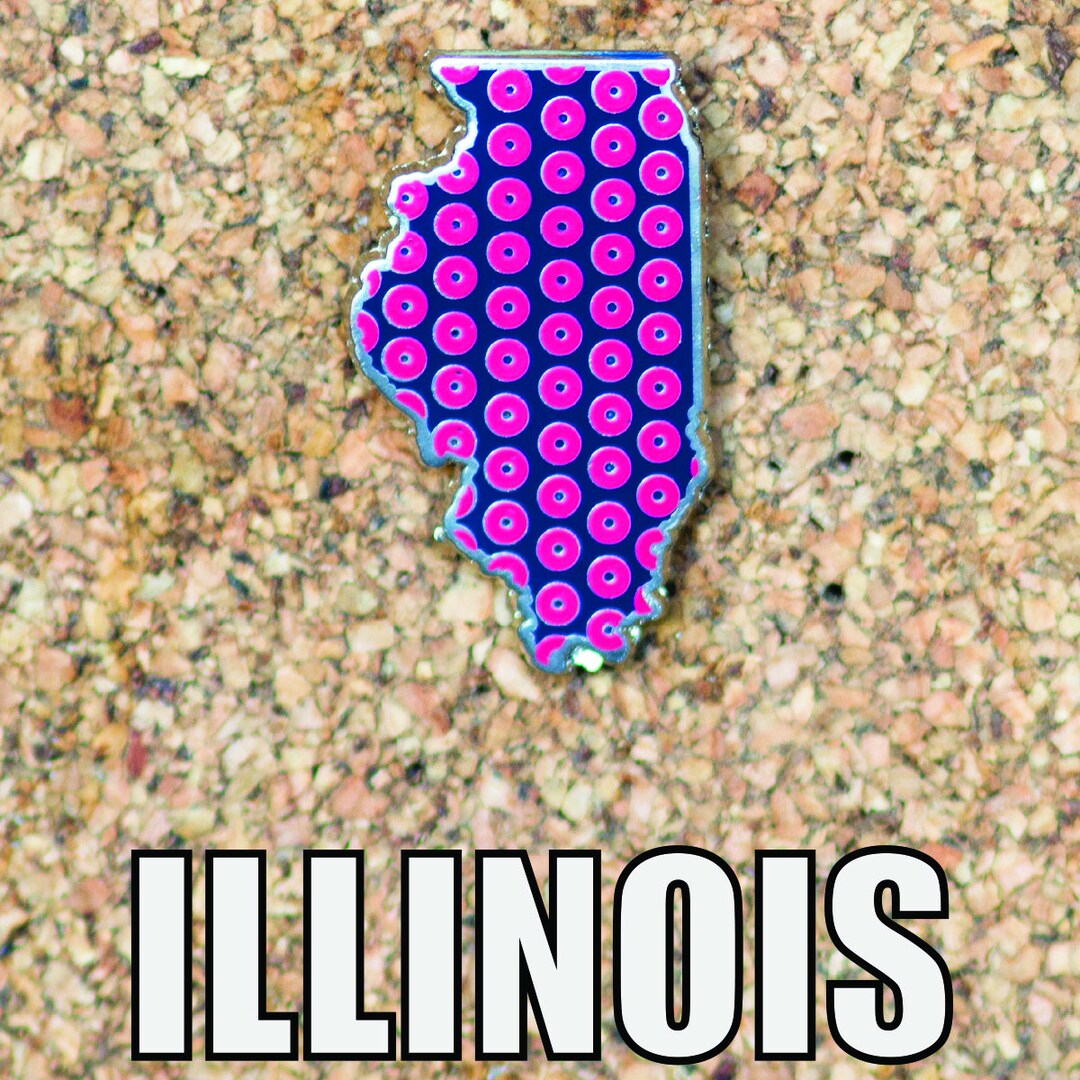 Phish Fishman Donut Pin - Chicago Illinois Concert Memorabilia - Unique ...