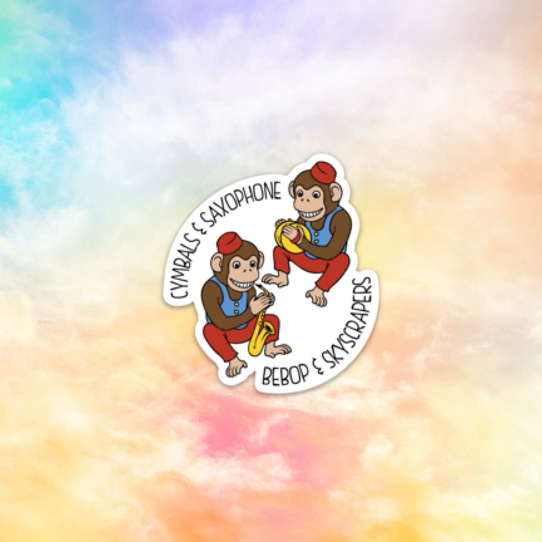 Simple Sticker Monkey Sticker Phish Stickers Phish Lyrics | Etsy