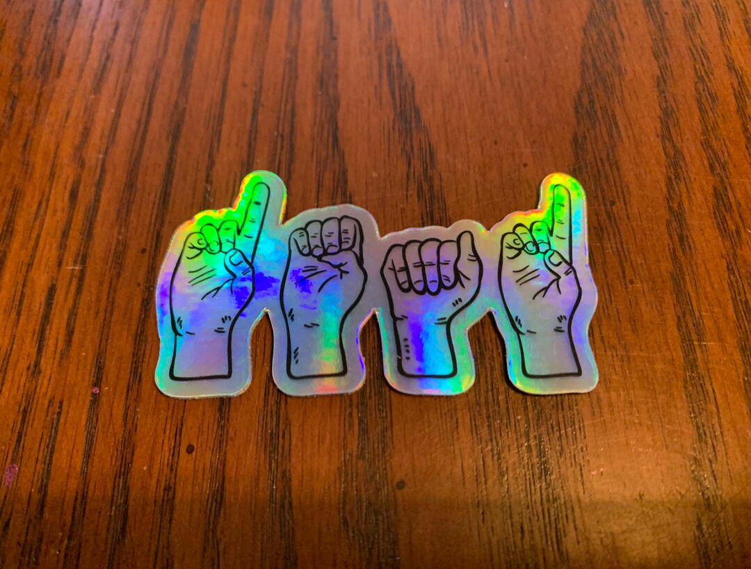 Dead Sticker, ASL Sticker, Dead ASL Sticker, Dead ASL, American Sign ...