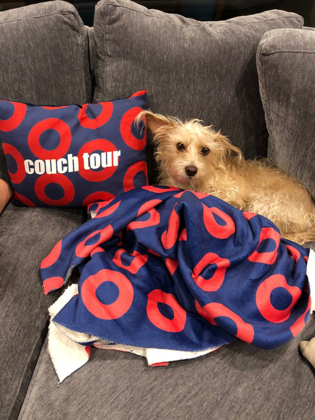 Fishman Donut Blanket, Phish Blanket, Phish Throw, Fishman Donuts Throw ...