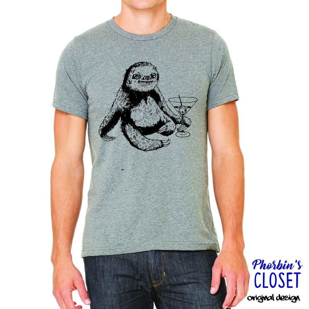 Sloth Shirt, Phish Lot Shirt, Phish Lyrics Shirt, Animal Drinking ...