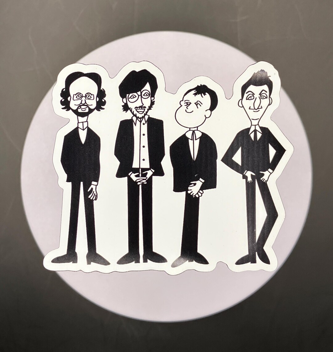 Phish Caricature Magnet: Phab Phour Art, Colorful Vinyl - Etsy